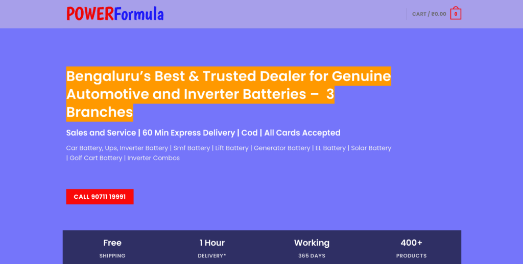 Home - Bengaluru’s Trusted Dealer For Genuine Automotive And Inverter ...